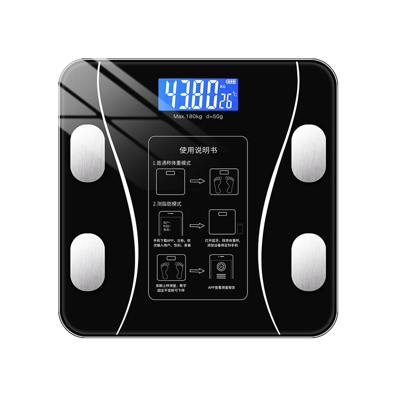 Smart Bluetooth Body Fat Scale with BMI Function - Digital Weighing ...