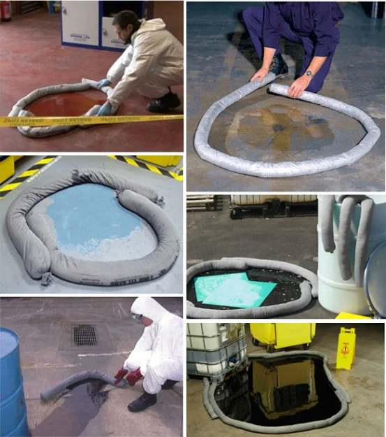 Universal Eco-Friendly Sorbent Booms Oil Absorbent Booms (100% ...