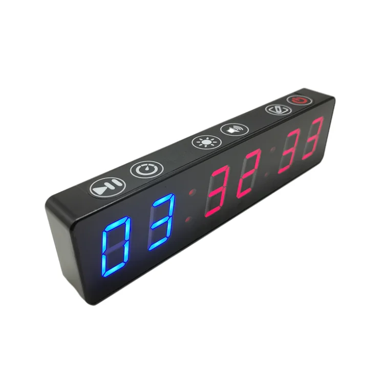 1 Inch Portable LED Digital Timer Magnetic Mini Gym Timer Crossfit ...