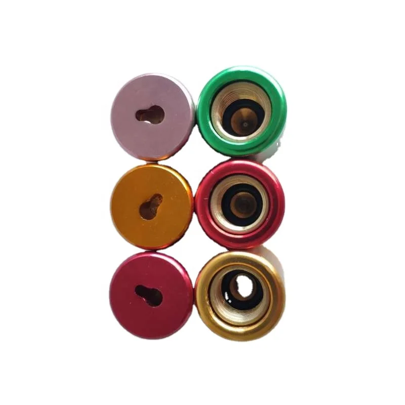Refrigerant Red Brass Safety Locking Caps Use for R410a R22 Gas ...