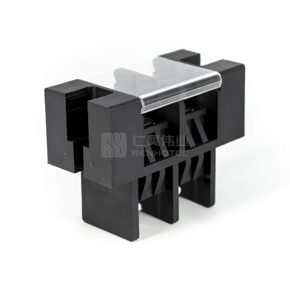 DC Power Distribution Block Terminal Feed Through Connector Battery ...