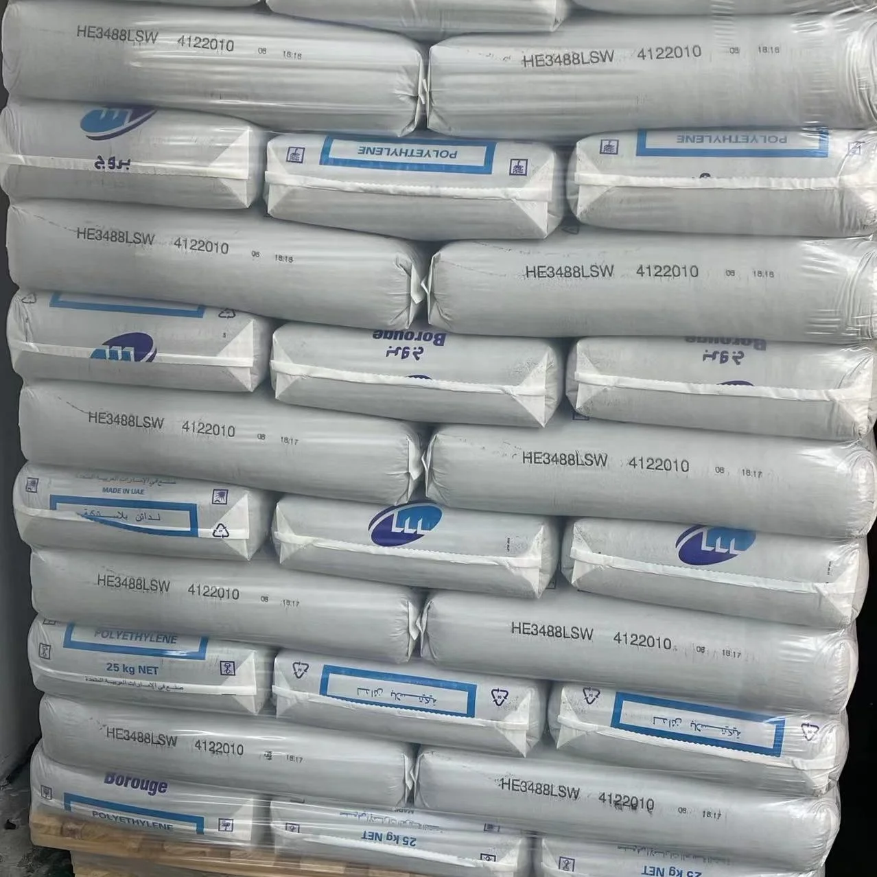 高密度双峰聚乙烯复合HE3488-LS-W HDPE PE100黑色压力水管聚乙烯| Alibaba.com