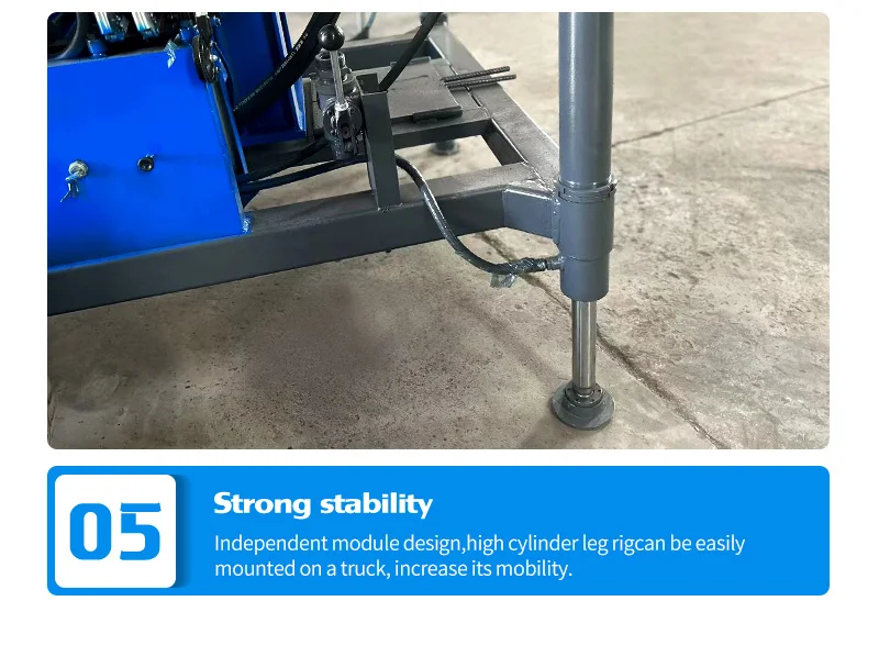 300m EURO5 Diesel Engine Drilling Rig for Water Well Wheeled Water Well ...