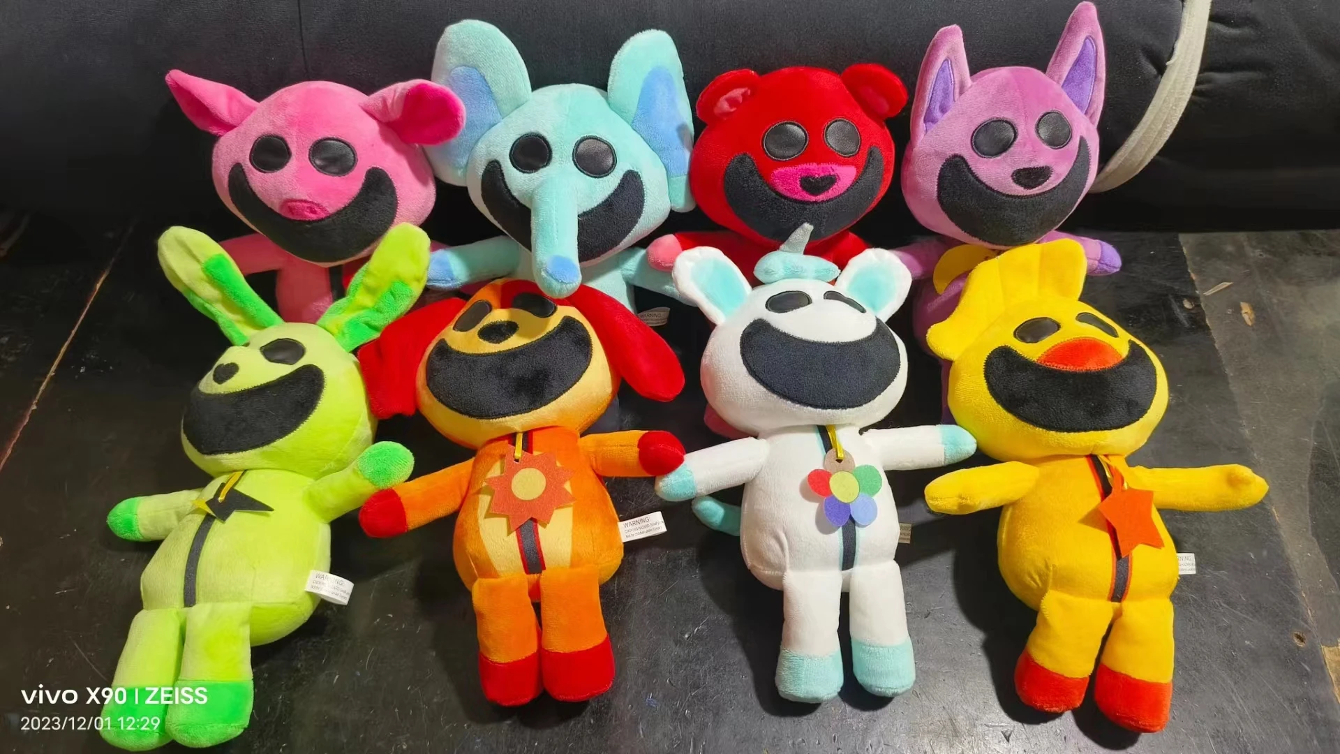 Smiling Critters Plush Toys Cartoon Aminal Rabbit Cat Dog Bear Dolls ...