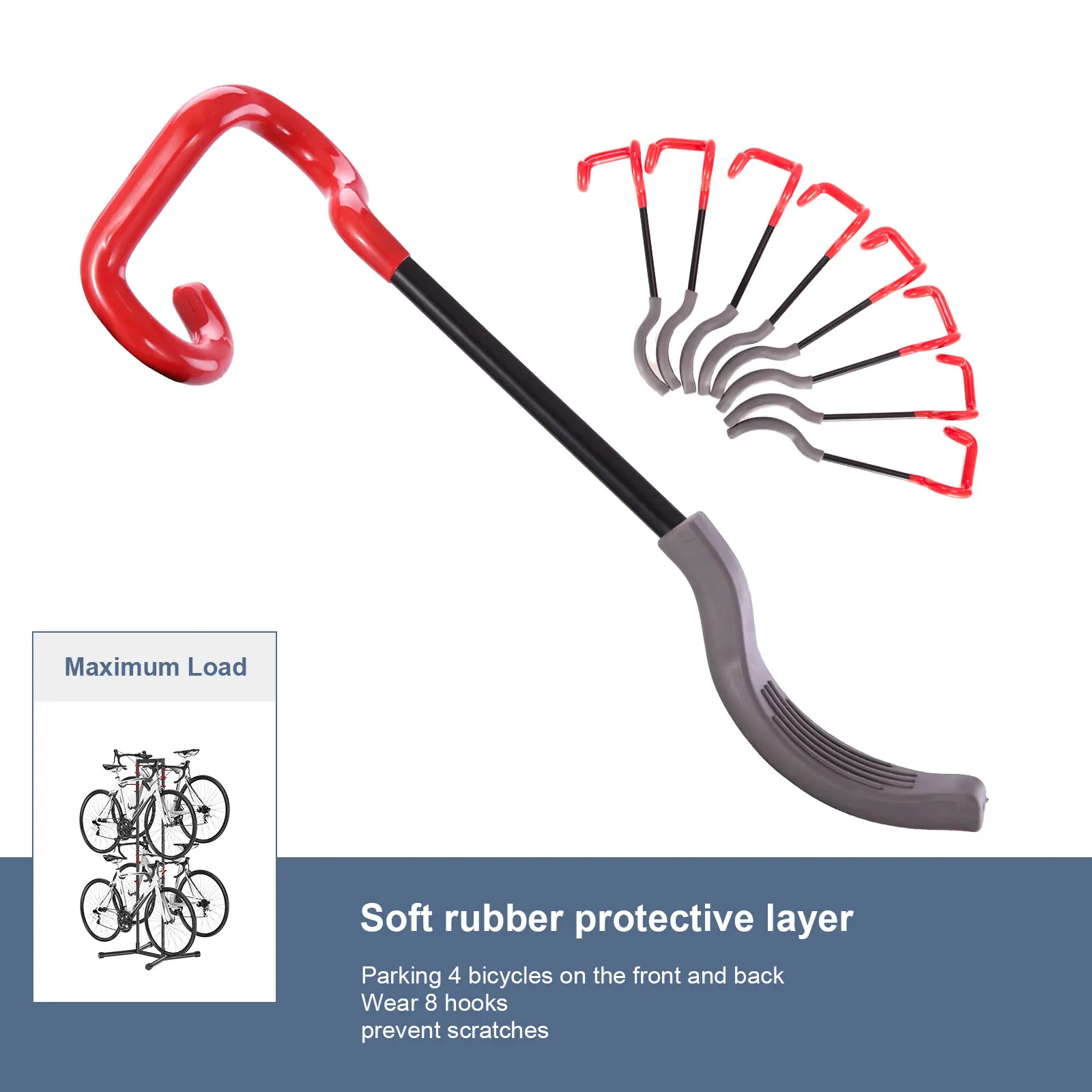 Space-saving Bicycle Hanger Rack 4-bikes Hanger Bicycle Rack Hitch Bike ...