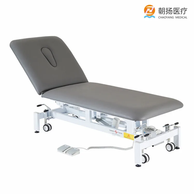 Fireproof Physical Therapy Treatment Table Electric Physio Stretcher ...