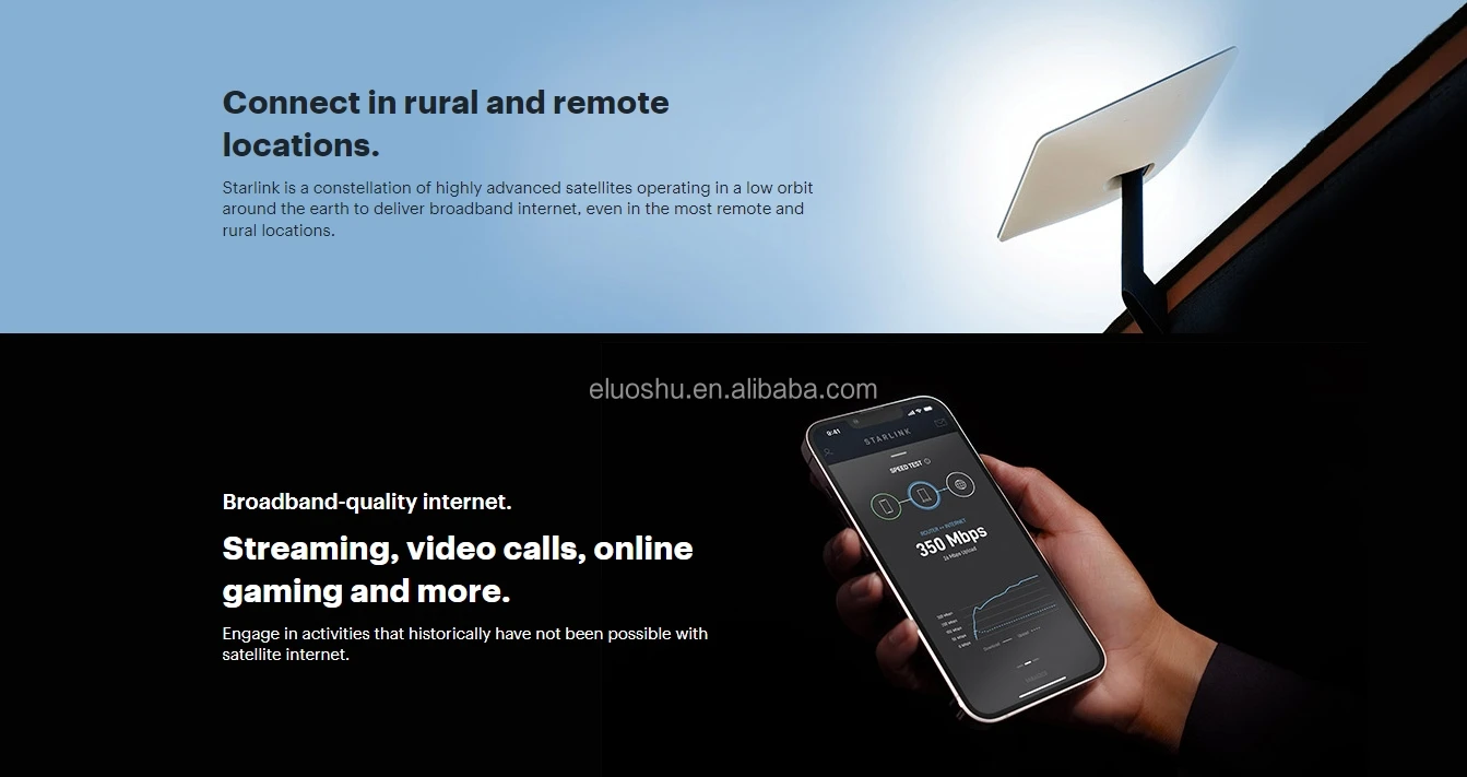 Space X Starlink Standard Kit High-speed Starlink Satellite V2 Dish ...