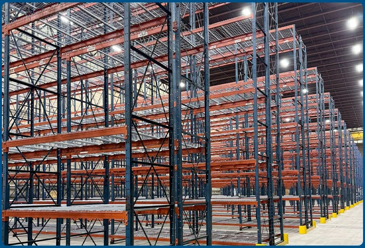 Teardrop Tray Heavy Duty Rack - Customizable Warehouse Shelving