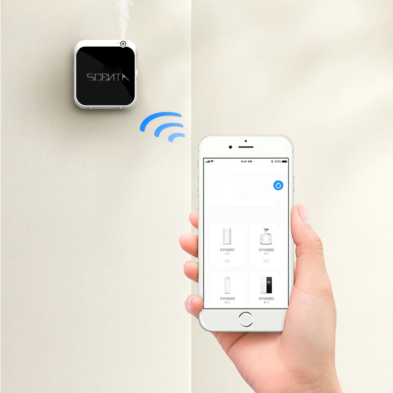 SCENTA Plastic Remote Control Diffuser Machine Ce Essential Oil Smart ...