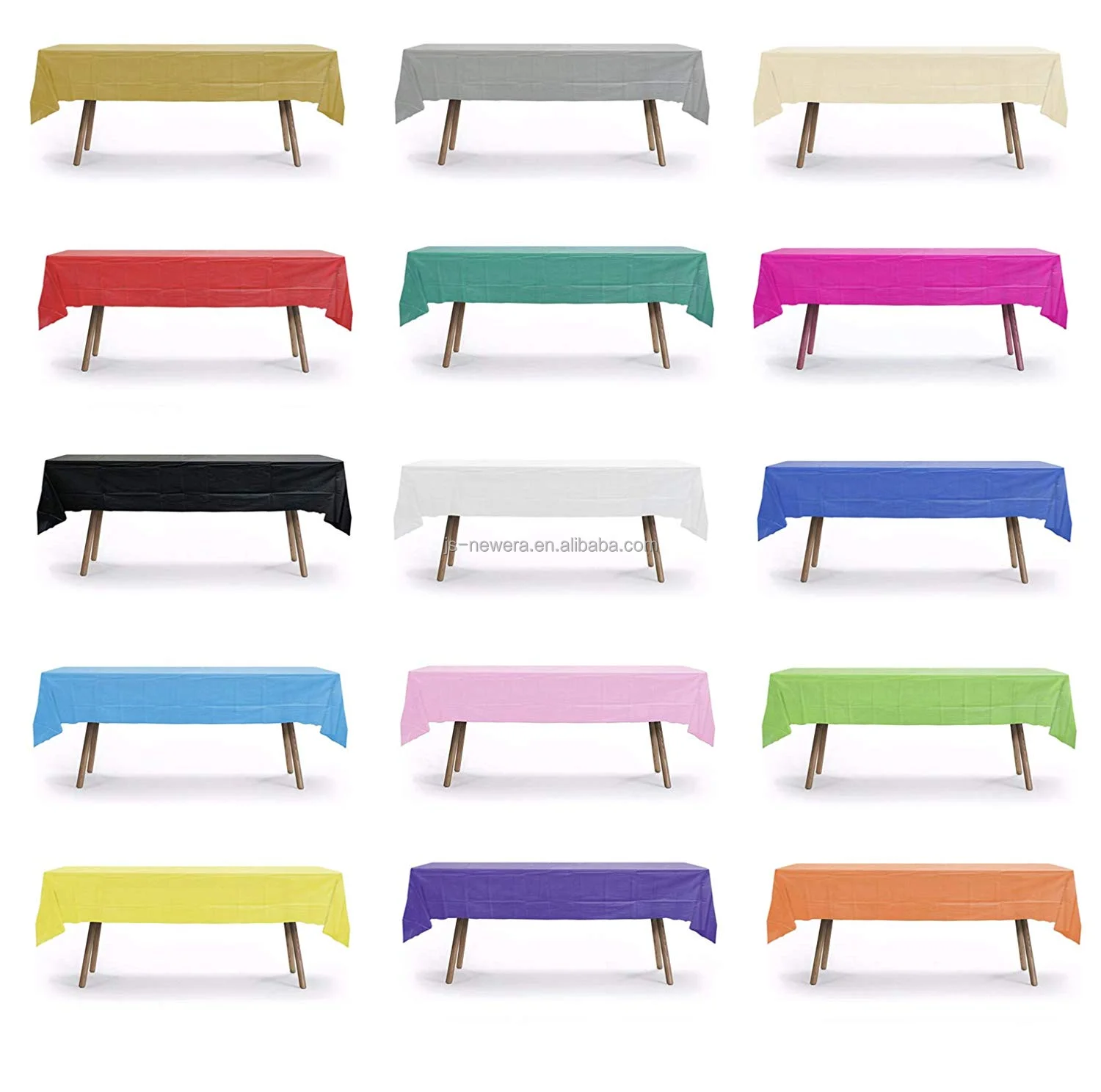 Wholesale Birthday Party Supplies Disposable Peva Table Cover Colorful ...