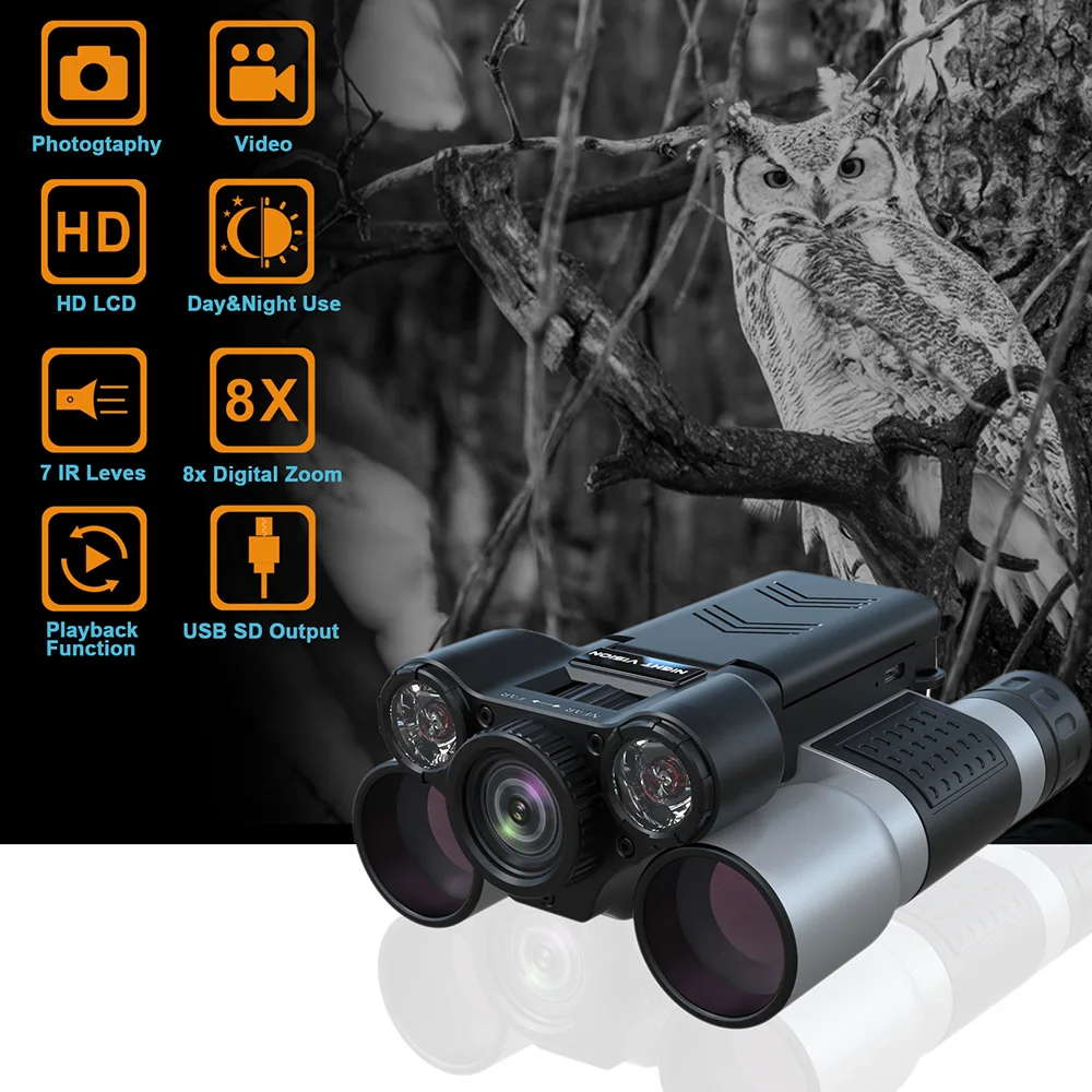 Long Distance Wide Gen2 Mini Light Color Sight Surveillance Dual Scopes ...