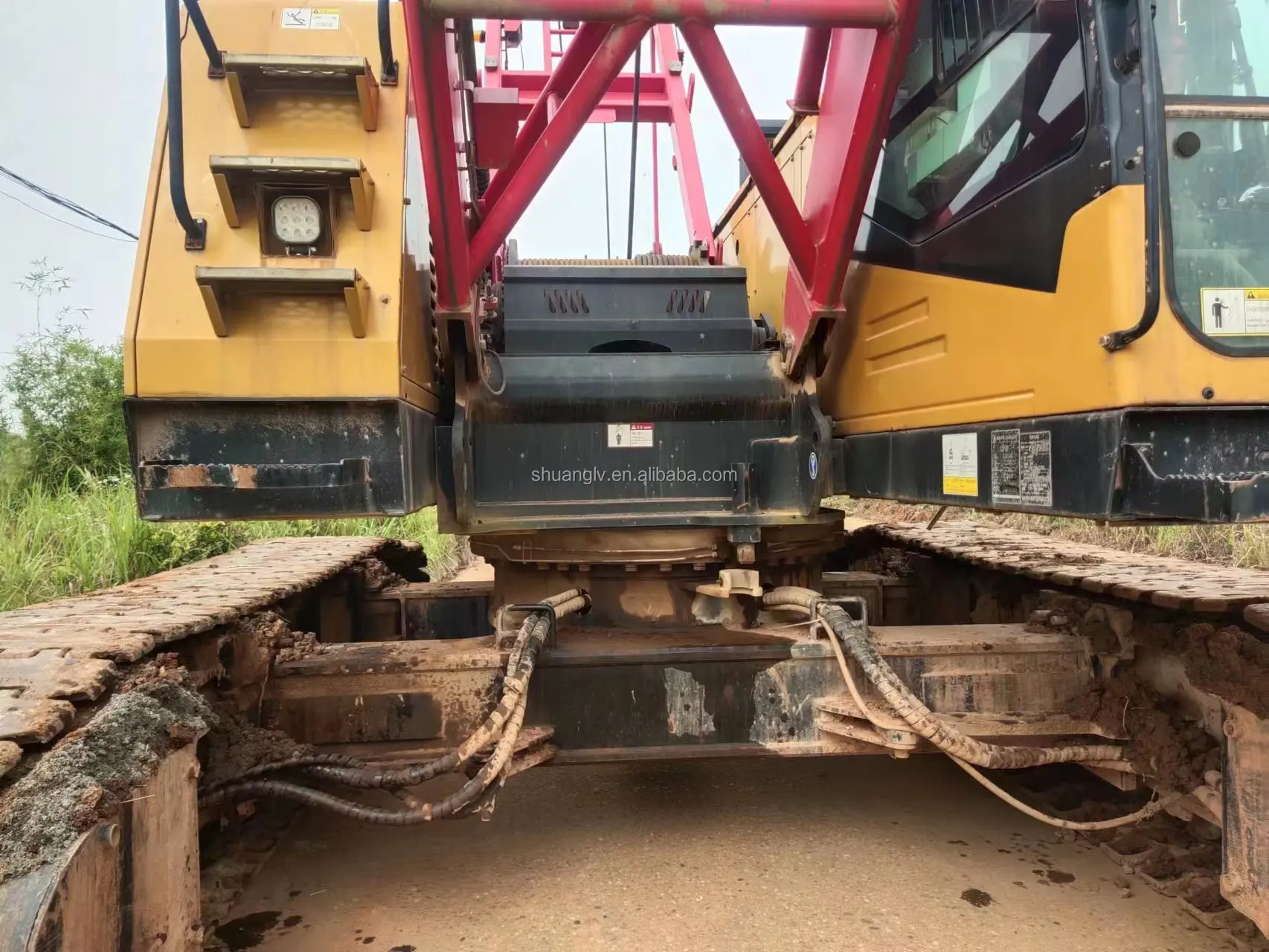 55 Ton Hydraulic Lifting Crawler Crane,Spider Crawler Crane Scc550a ...