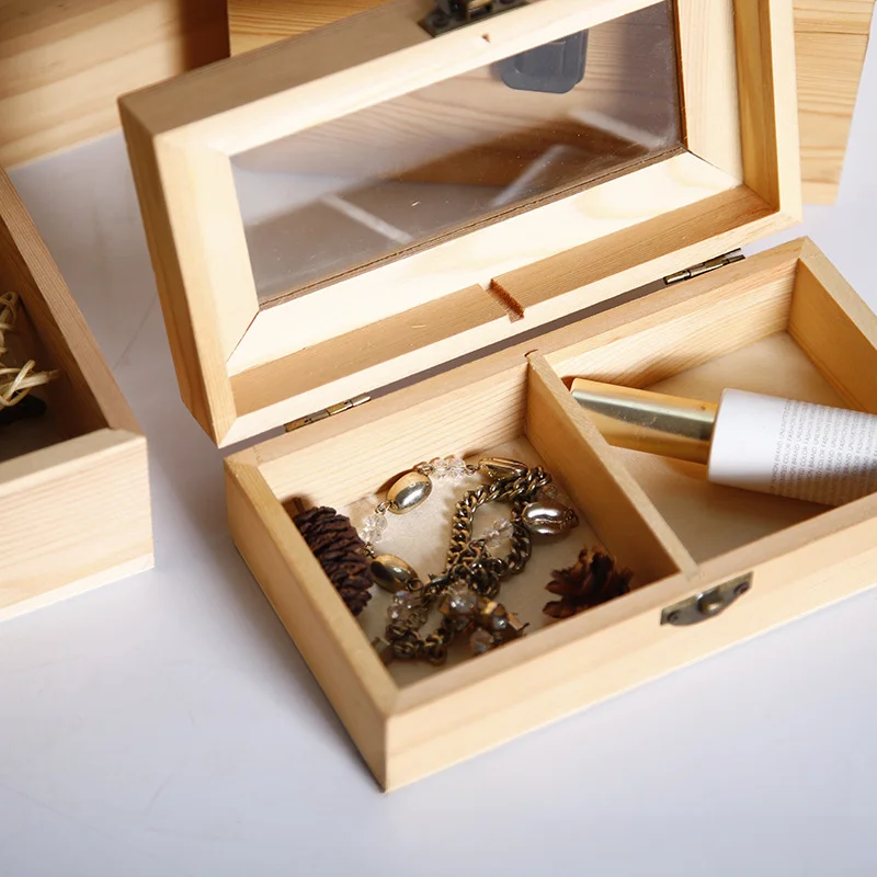 Customizable Solid Wood Gift & Tea Box Antique Replica With Lock For ...