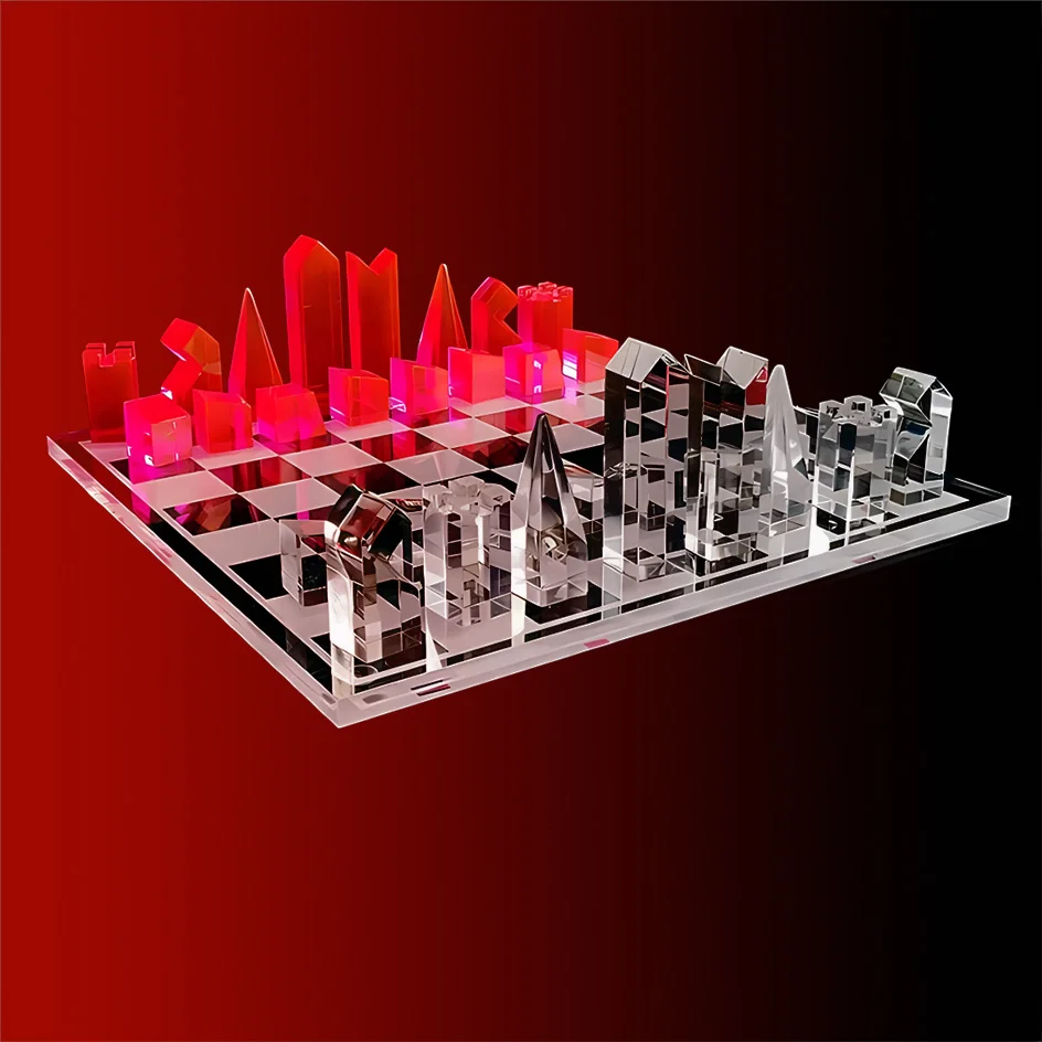 Tch Factory Custom Red And Transparent Black Color Classic Acrylic ...