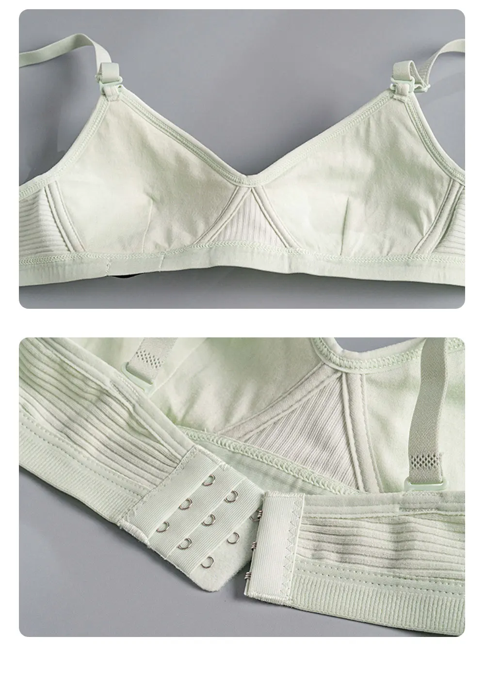 32 Size Boobs Skin-Friendly Bralette - Wireless Push-Up Cotton Bra for ...