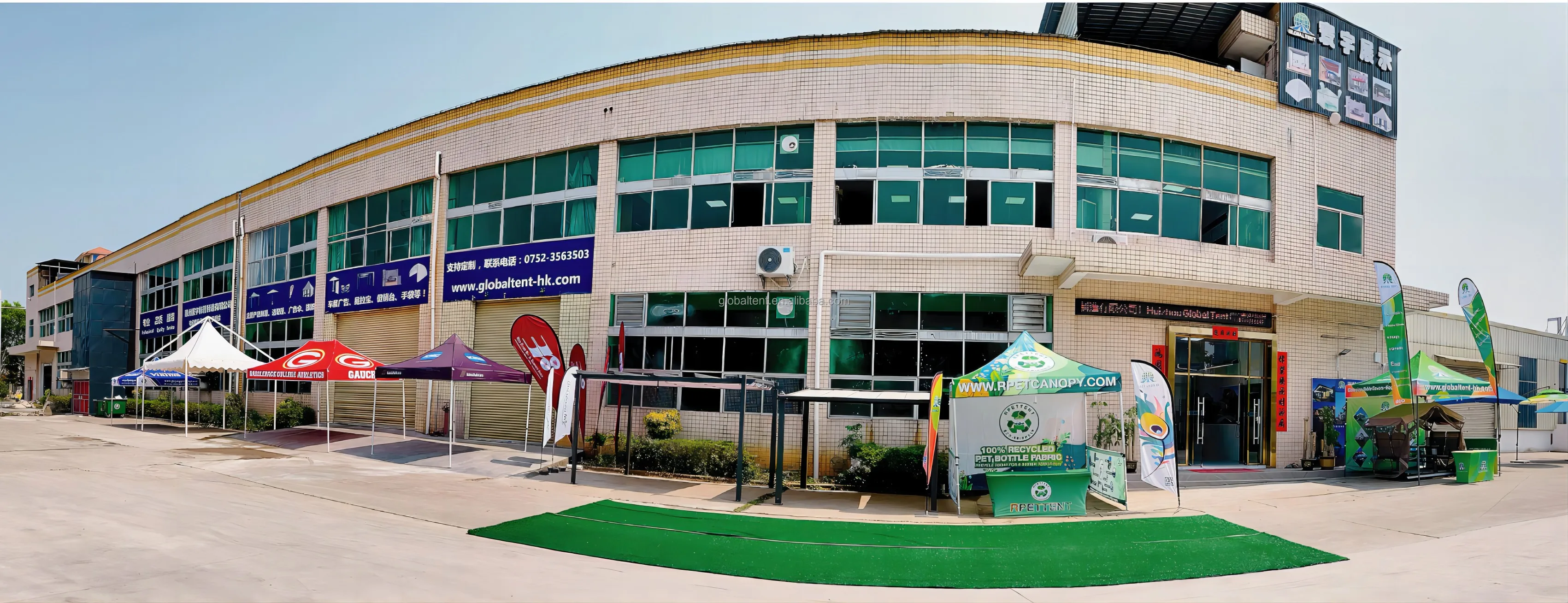 GLOBAL TENT 10'x10' Custom Canopy Tent - Waterproof & Durable