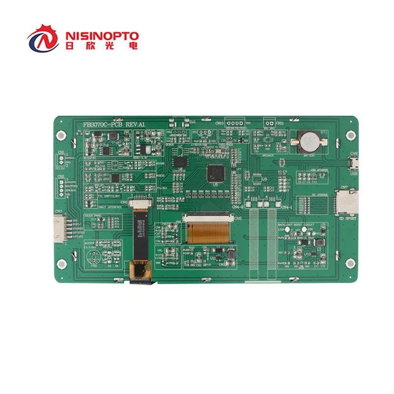 Hmi 7 Inch 1024*600 Tft Lcd Module With All View Tft Serial Module ...