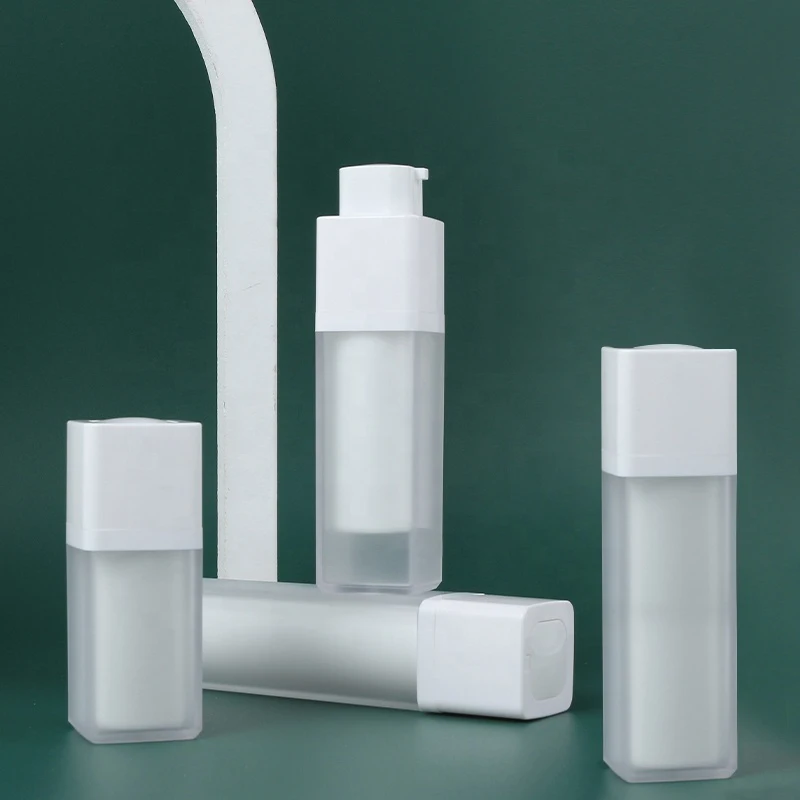 Free Sample Acrylic Serum Lotion Twist Up Bottles 15ml 30ml 50ml Square ...