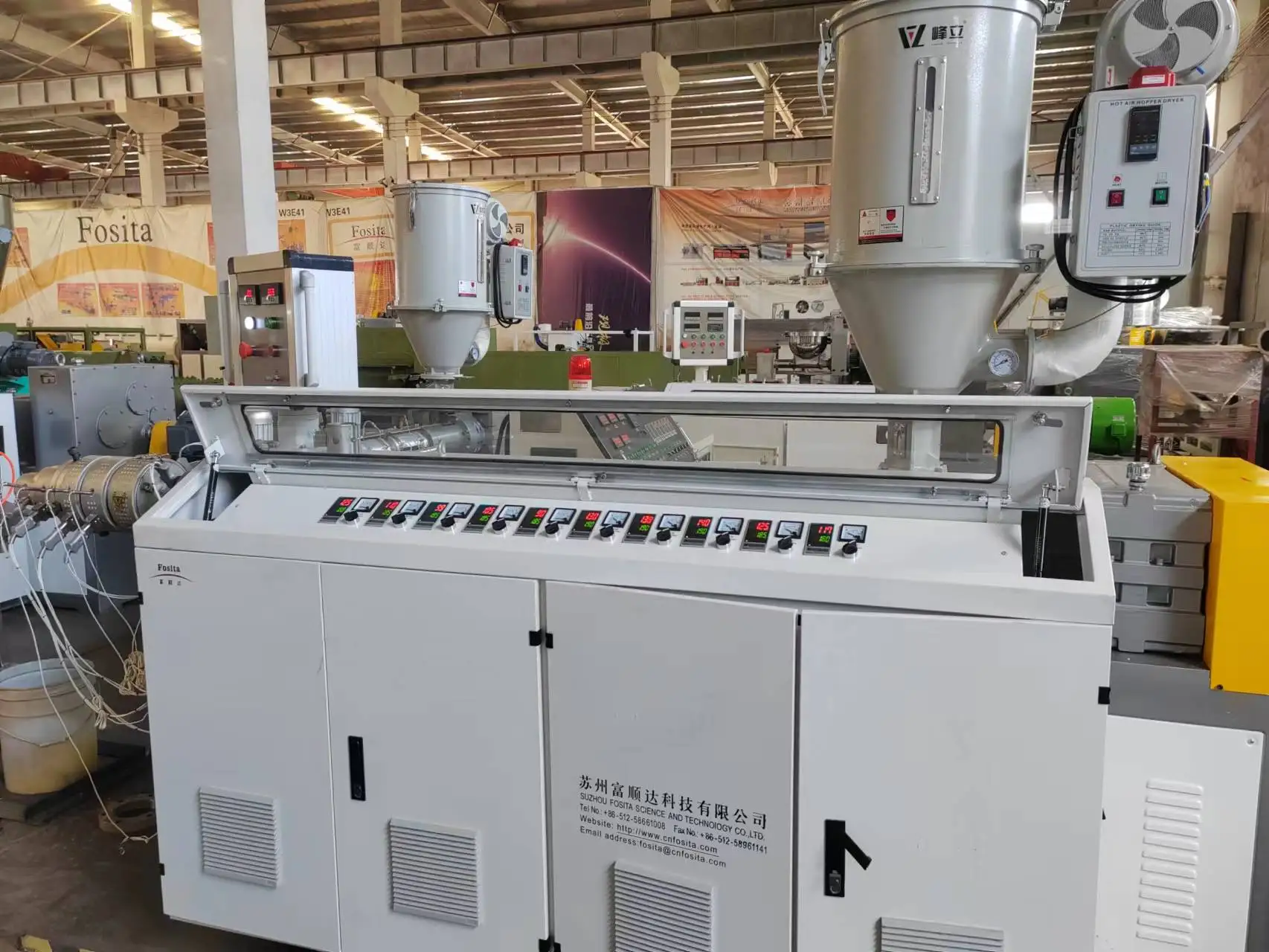 Fosita Automatic Mini Pvc Pipe Plastic Extruder Extruders For Sale ...