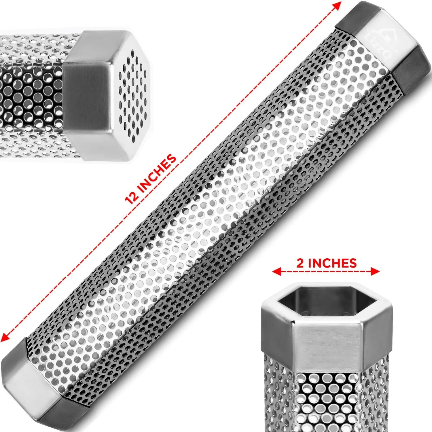 Premium Pellet Smoker Tube 12 Inches Grill Accessories Stainless Steel ...