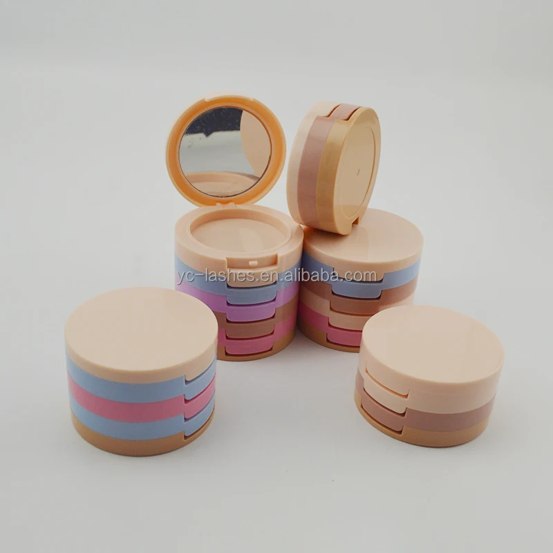 Multi Layers Stackable Pressed Powder Blush Compact Packaging Boxes For ...