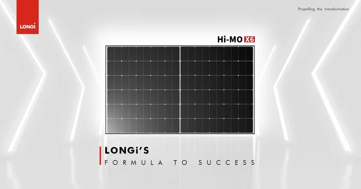Longi Himo X6 Explorer - Solar Panels with HPBC Technology