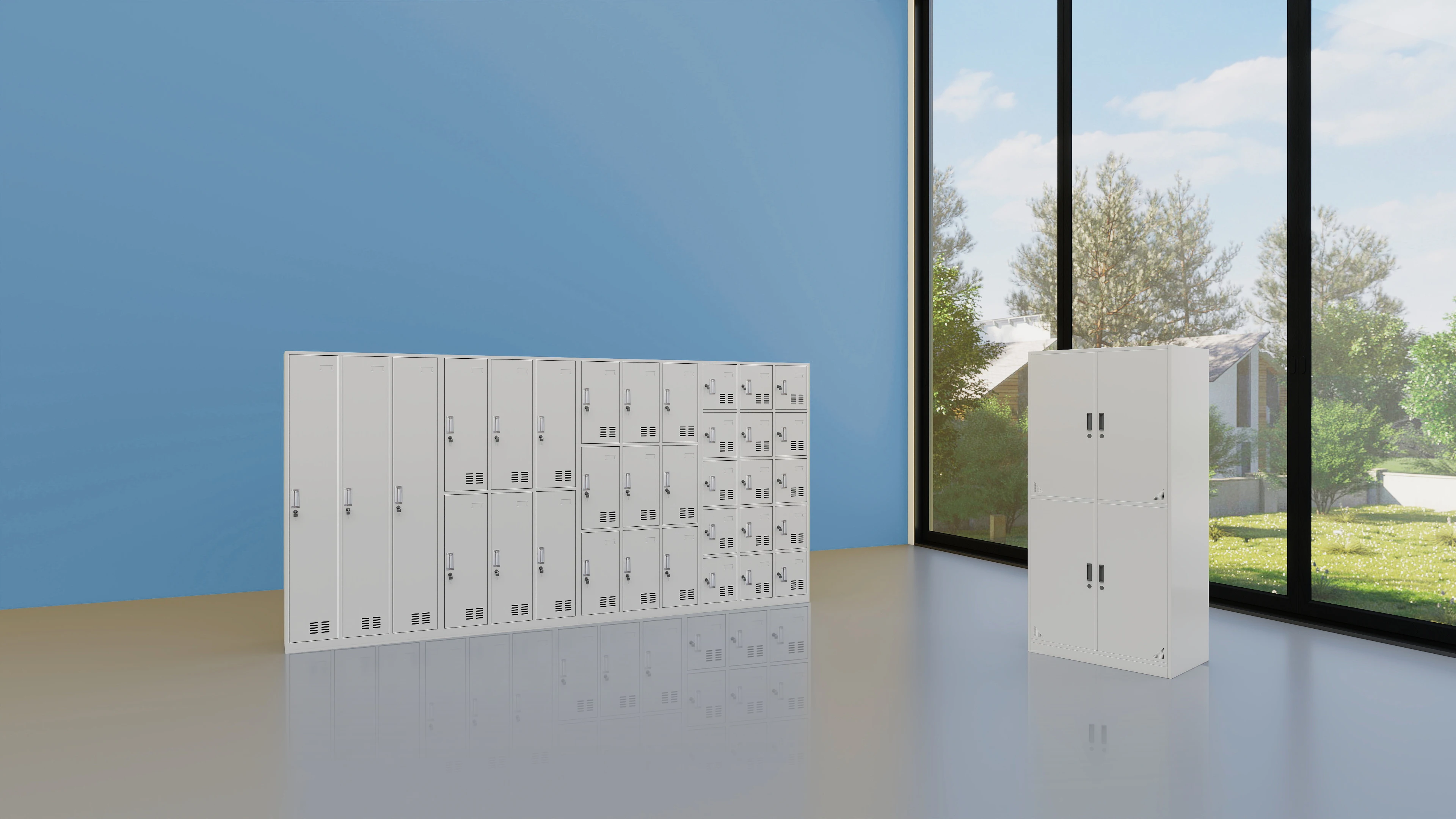 Wholesale Colour Staff Uniform Storage Cabinet Workwear Cabinets with ...