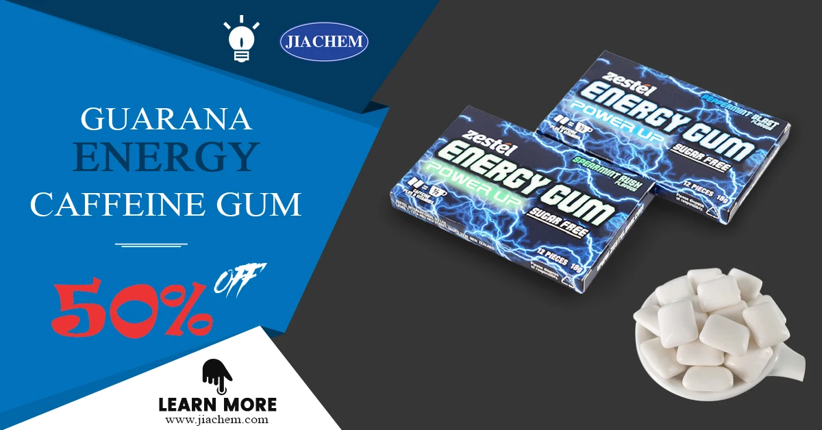 Powerful Gum - Energizing Chewing Gum with Guarana
