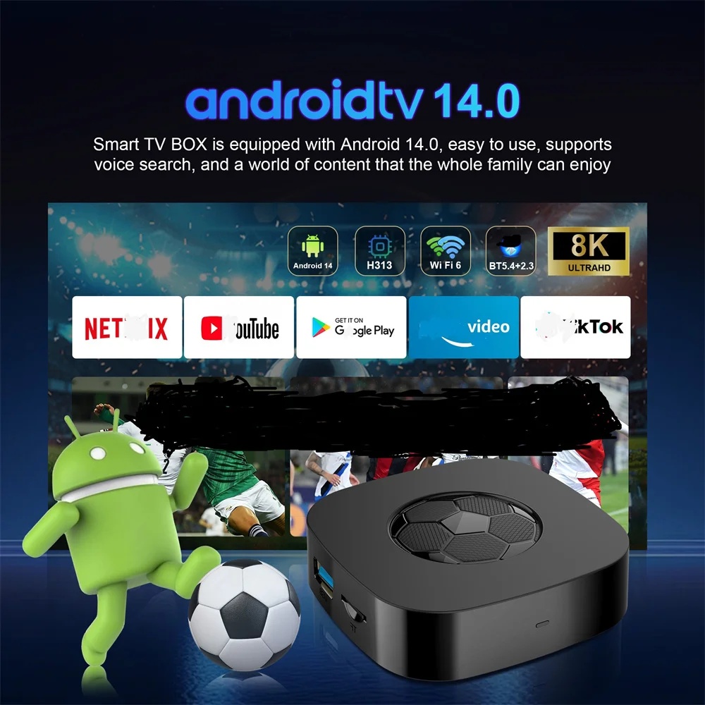 Dual OS Smart Android14.0 TV Box Mortal T1 ultra Rockchip3518 4K WiFi6 ...