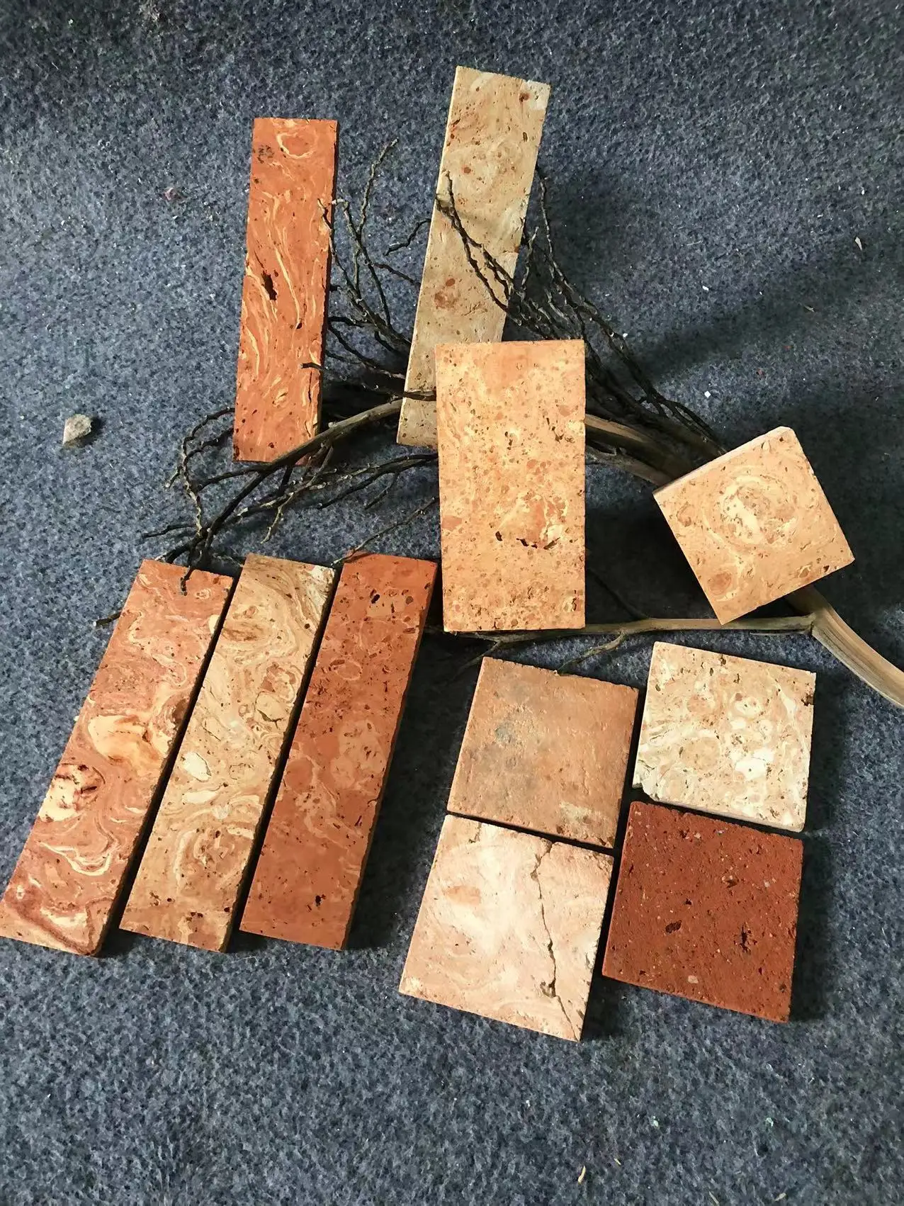 Exterior Wall Clinker Tile Facades - Durable Red Clay Bricks