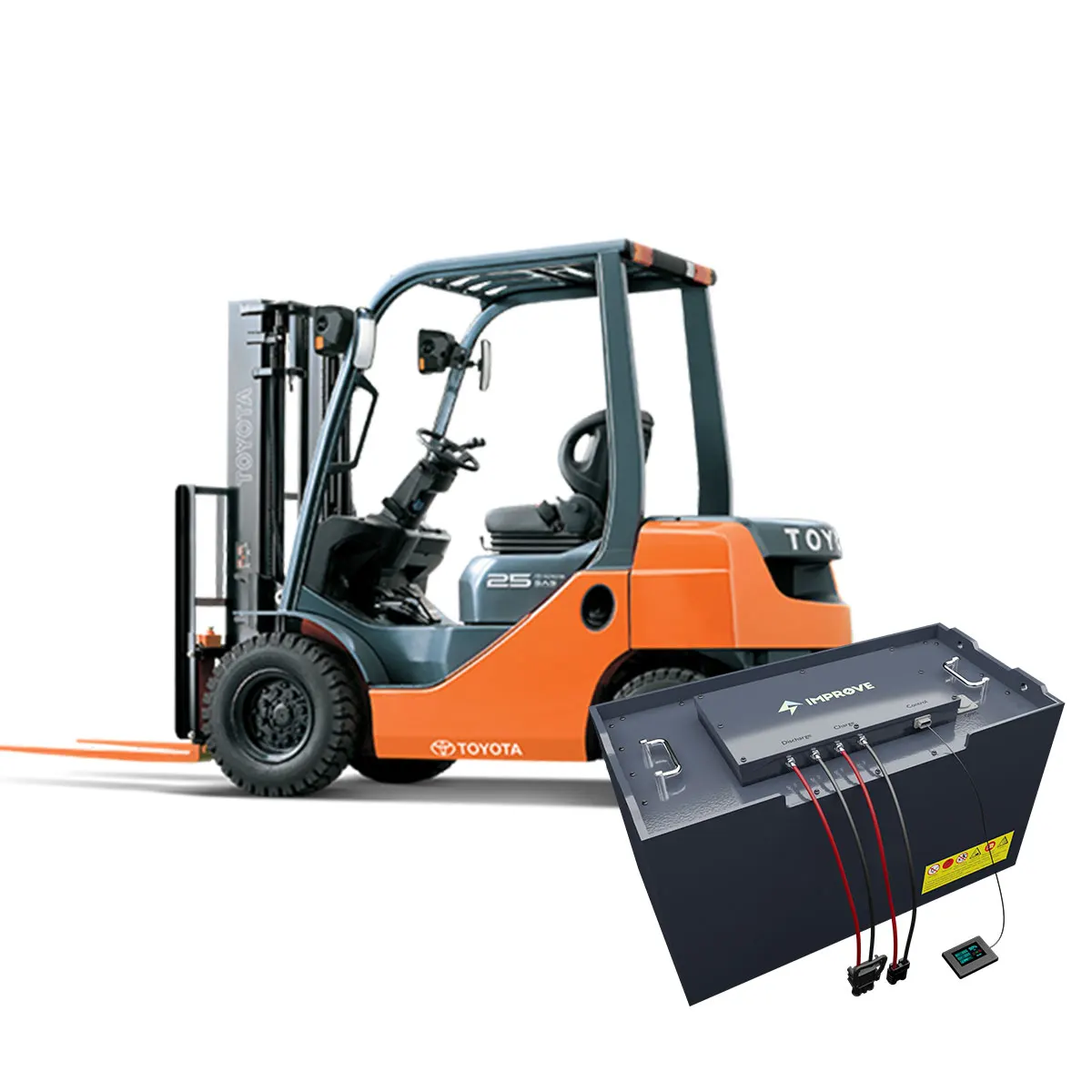 Electric Forklift Batteries Operated 500ah 12v 24v 36v 48v 80v Lithium ...