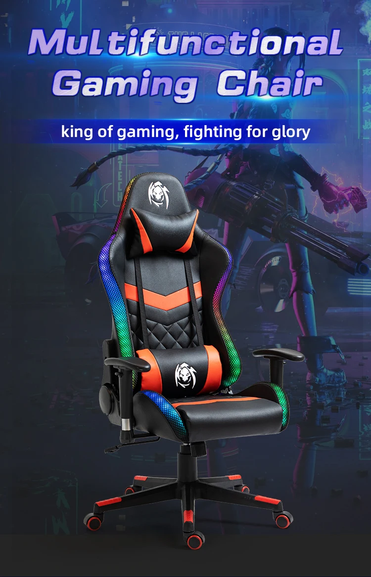 Wholesale Gaming Chair With Led Lights And Speakers Professional ...