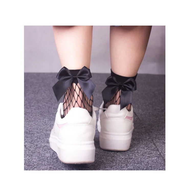 Newest Fishnet Socks Sexy Big Bow Net Socks Butterfly Net Socks - Buy ...