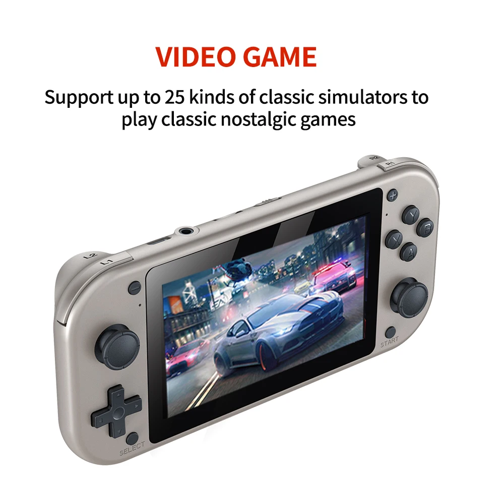 J 2025 Hot Sale M17 Handheld Game Console Portable Video Player Big IPS ...