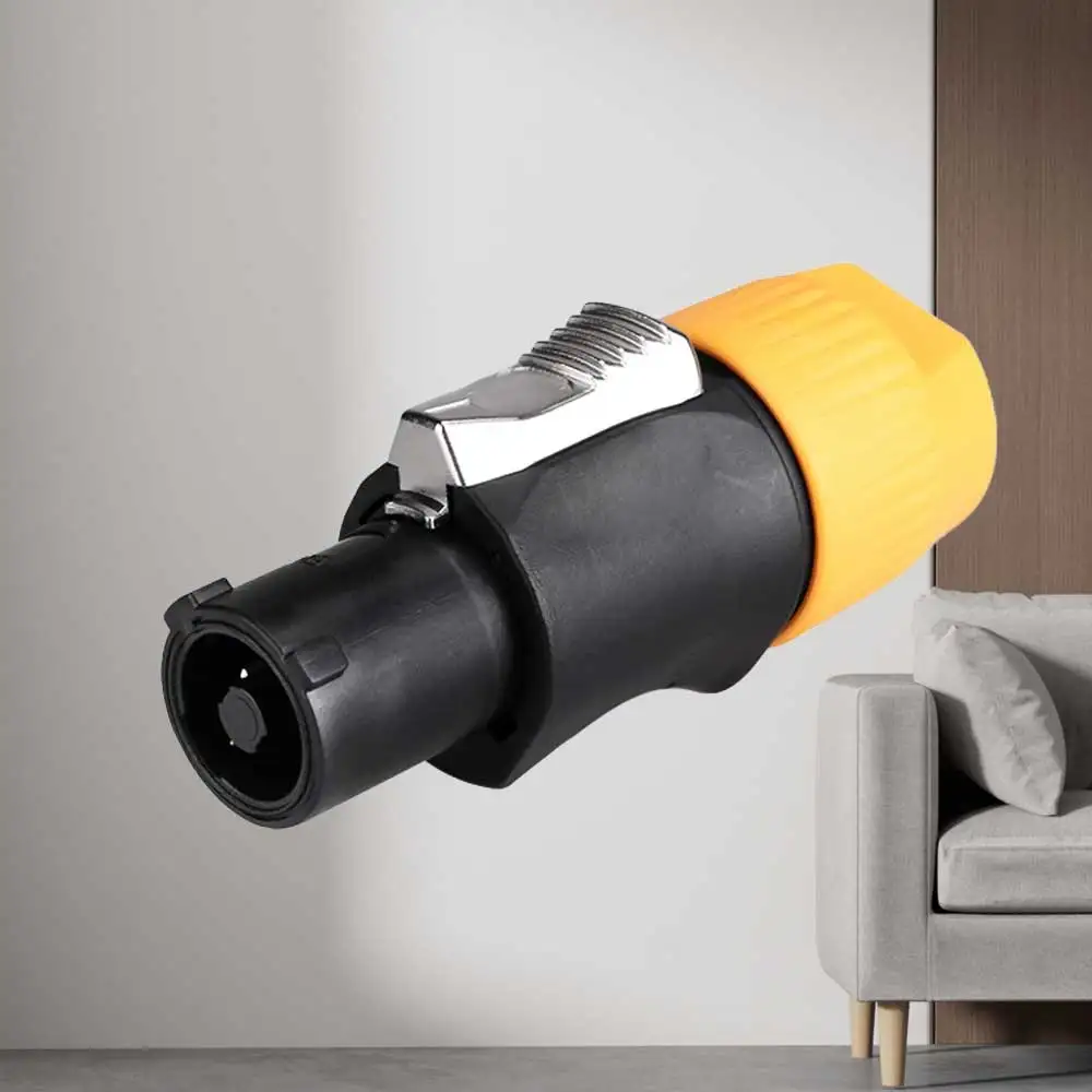 Oswell Lock Latching Connector Black Locking 3 Pole Male Plug 3 Pin 20a ...