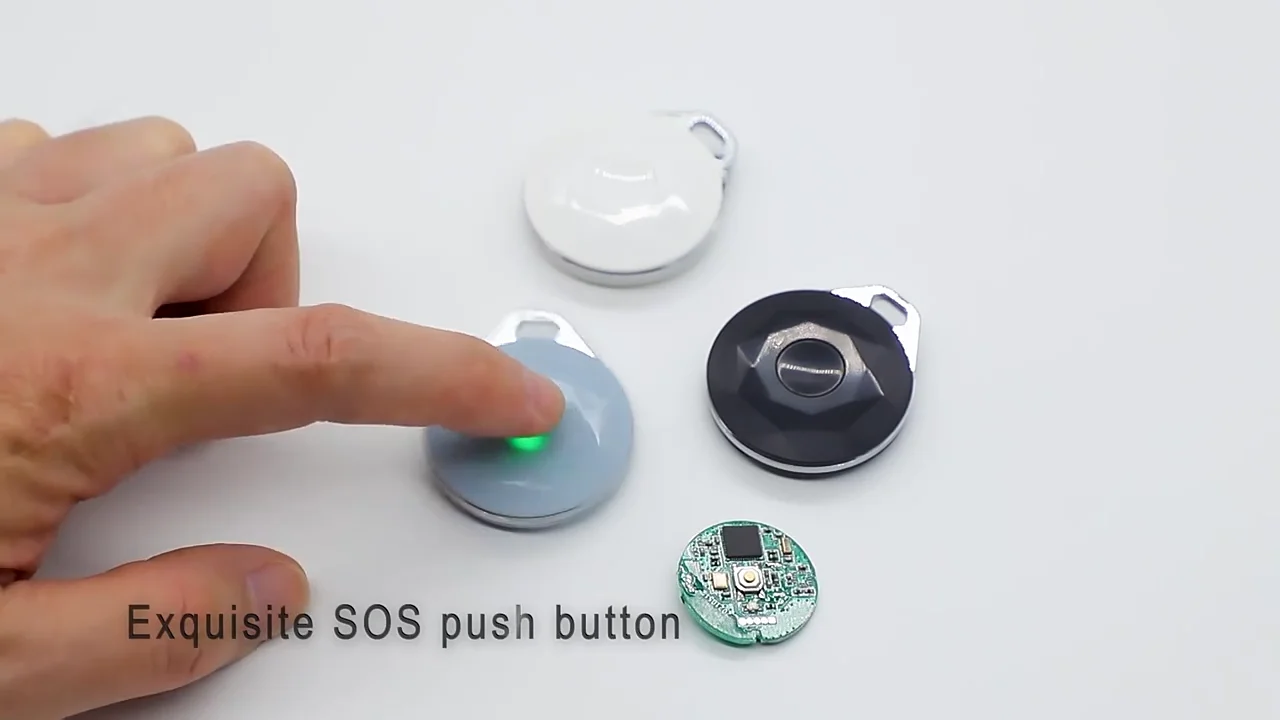 Scie8 New Design Ble5.0 Sos Button Wearable Ibeacon Eddystone Tag ...