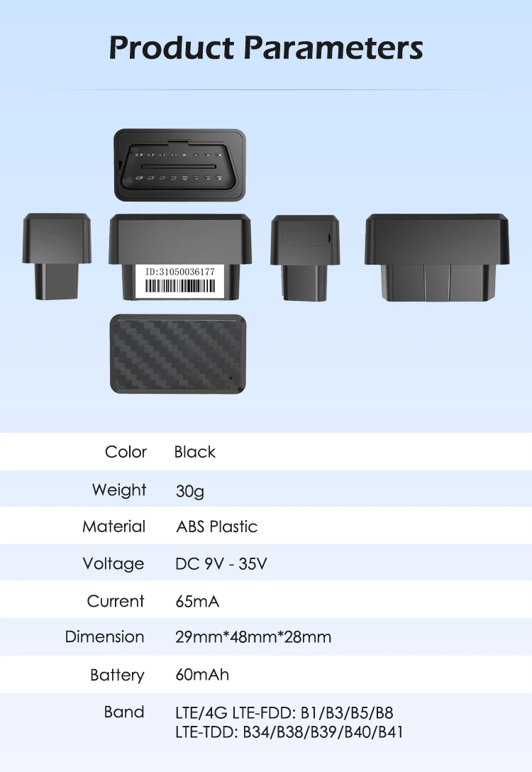Oem Abs Plastic 2g Dc Detection Obd Smart Mini Device System Smart ...