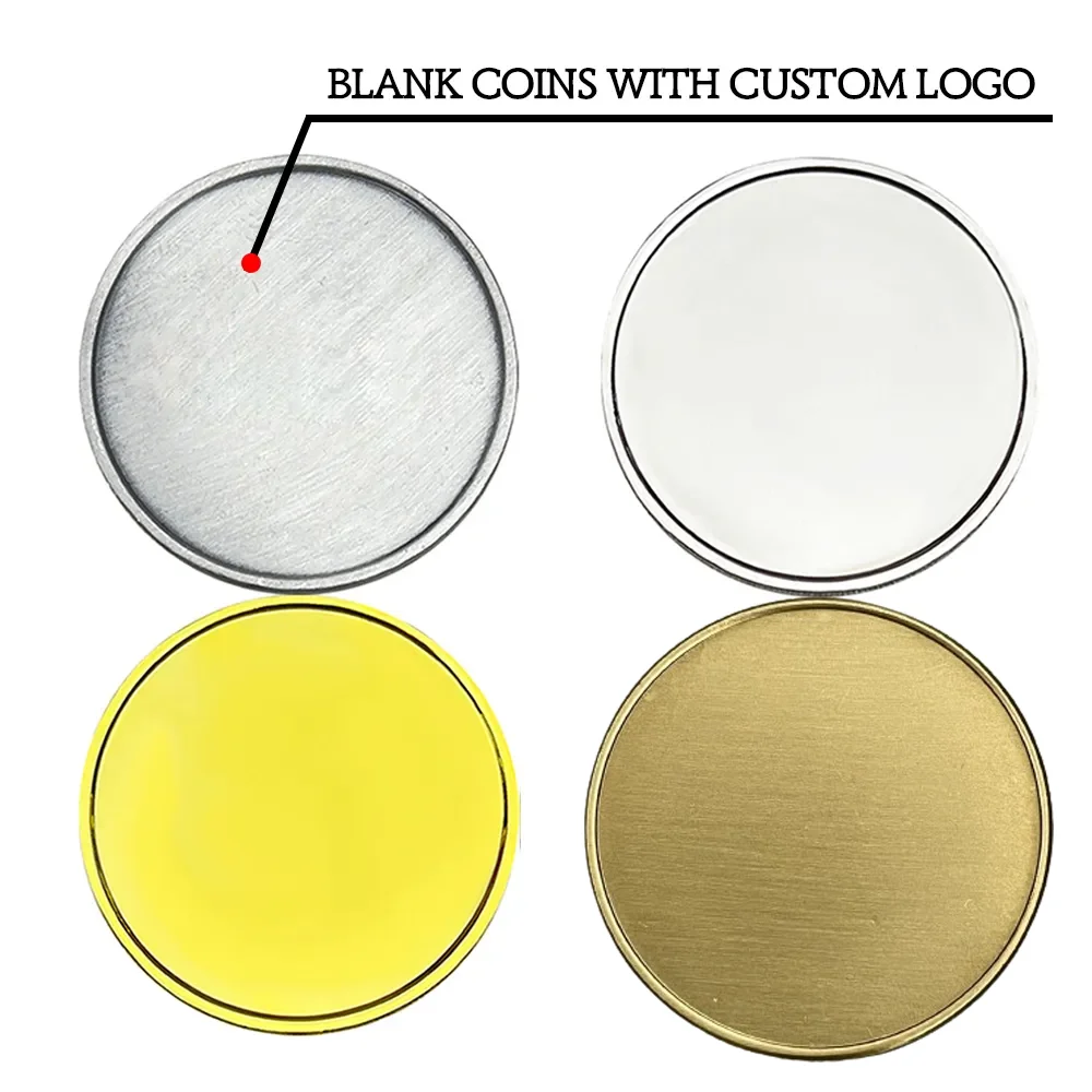 Custom Made 24k Gold Coin Metal Coins Set for Games with Gold Plated ...