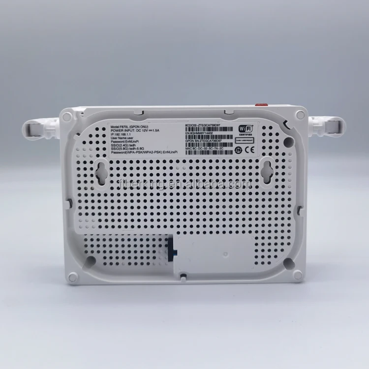 ZTE F670L GPON ONU with Dual Band Wifi - 5 Year Warranty