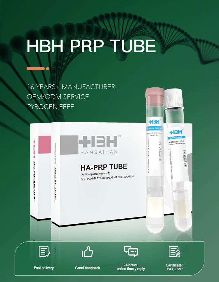 Vacuum Prp Tube Citrate Prp Tube Activator Sterile Test Tube For Prp ...