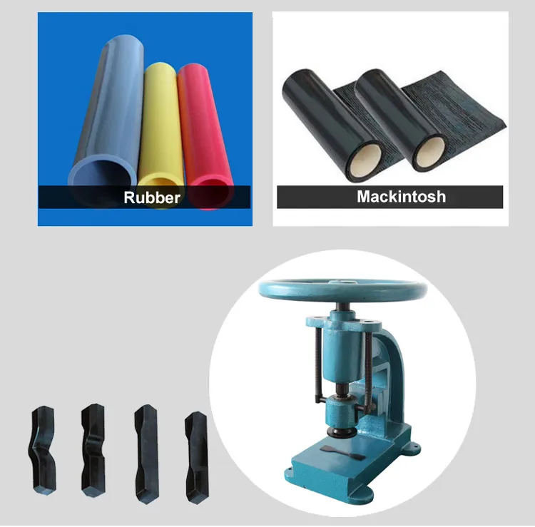 Dumbbell Rubber Tensile Sample Die Cutter - Manual Press