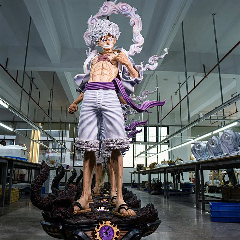 New Design Nika Luffy Statue One Piece Figure Life Size Luffy Gear 5 ...