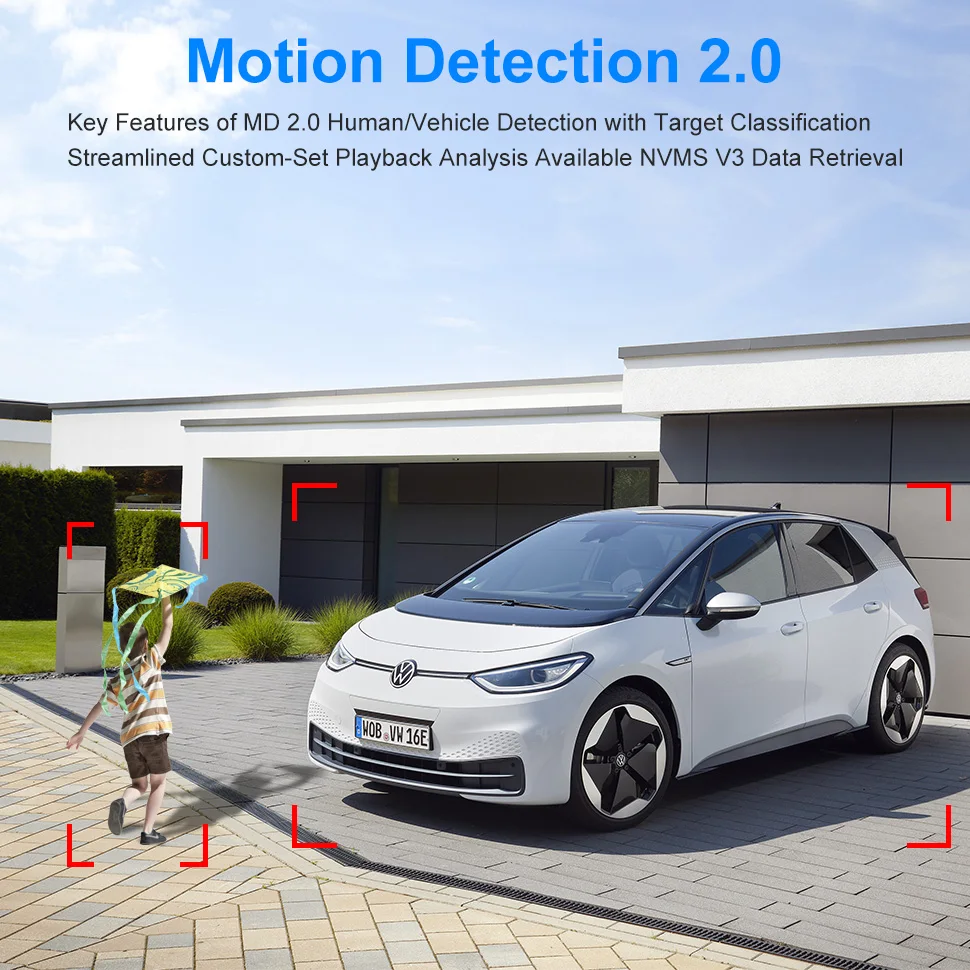 8MP IP Camera Security Turret with Smart Alarm & Detection