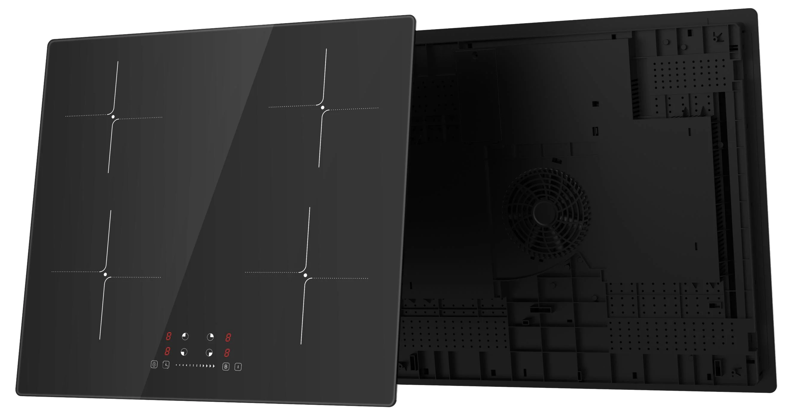 New Design Made Touch Induction And Ceramic Hob Built In Electric Four ...