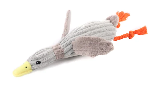 Durable Flying Bird Indestructible Squeaky Interactive Plush Pet Dog ...