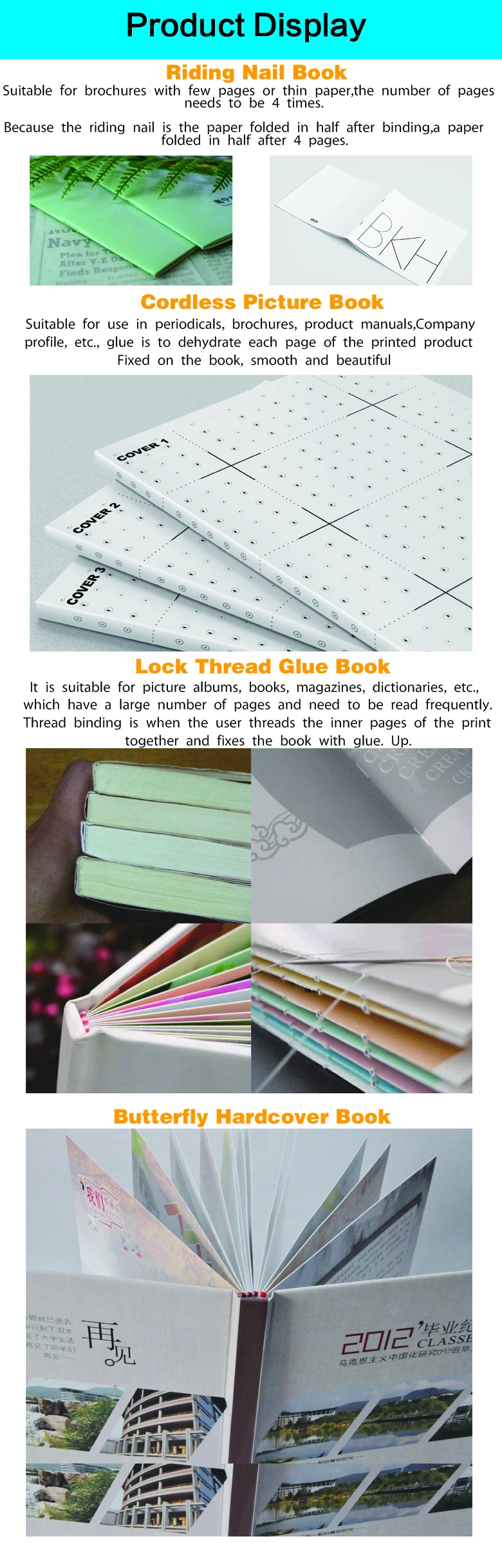 High Quality Customized Softcover Book Printing Service A3 A4 Size Full ...