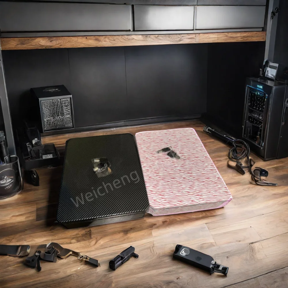 Portable Biometric Slider Handgun Safe Smart Jewelry Box With ...