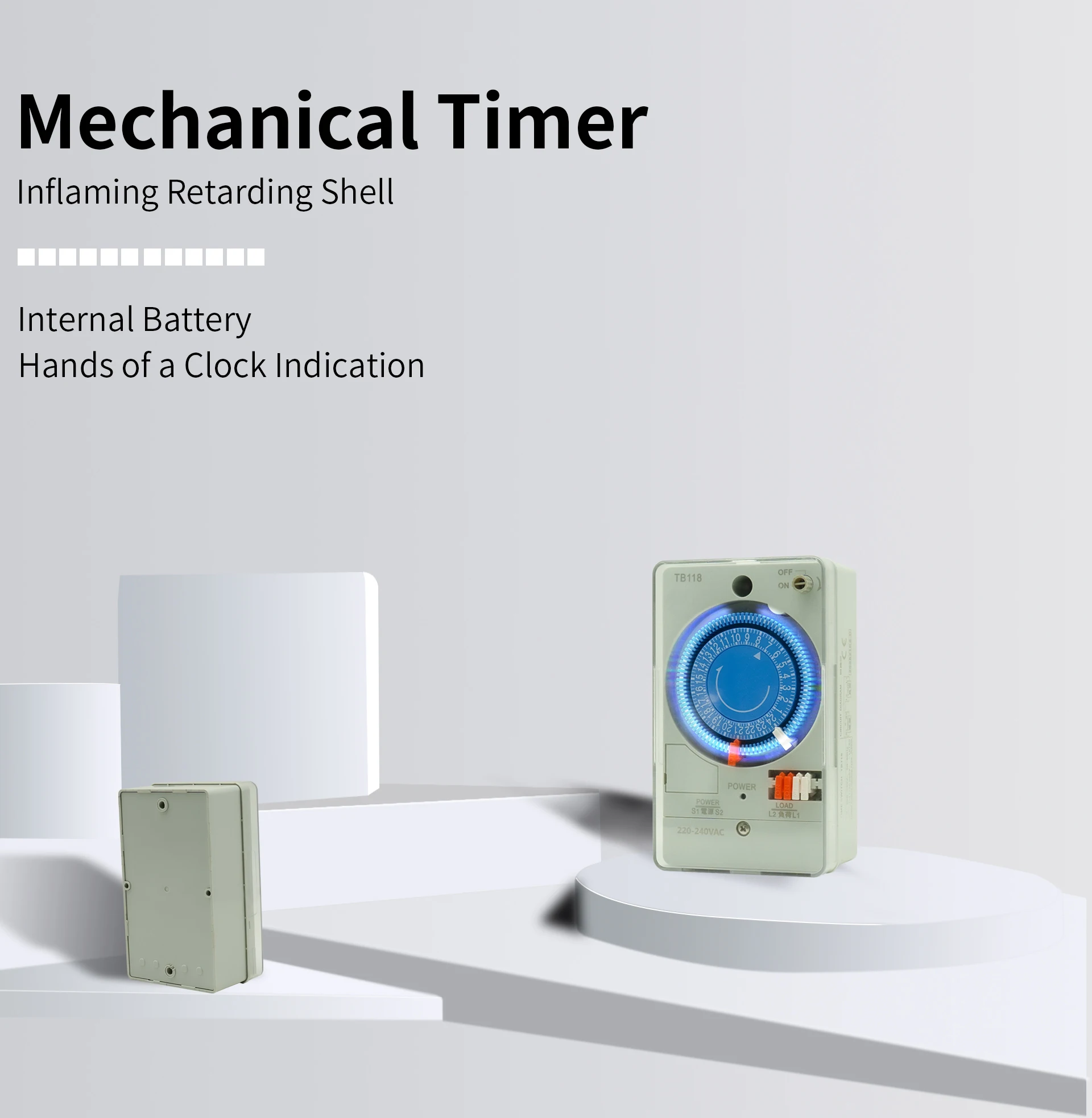 XQ-S-10 24 Hours Automatic Mechanical Timer Relay 50Hz Time Control ...