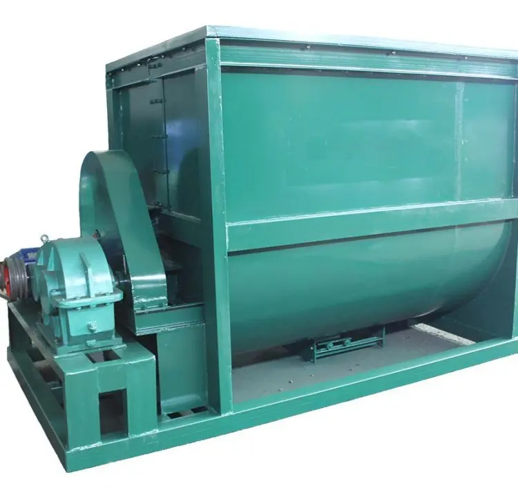 Industrial Horizontal Ribbon Mushroom Compost Granulated Fertilizer ...