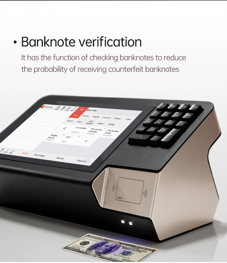 10.1 Inch Touch Screen Cheap Android Pos Machine System with Software ...